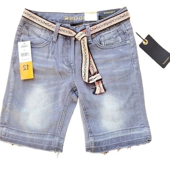 Vigoss | Other | Vigoss Girls Denim Jean Bermuda Adjustable Sz 2 | Poshmark